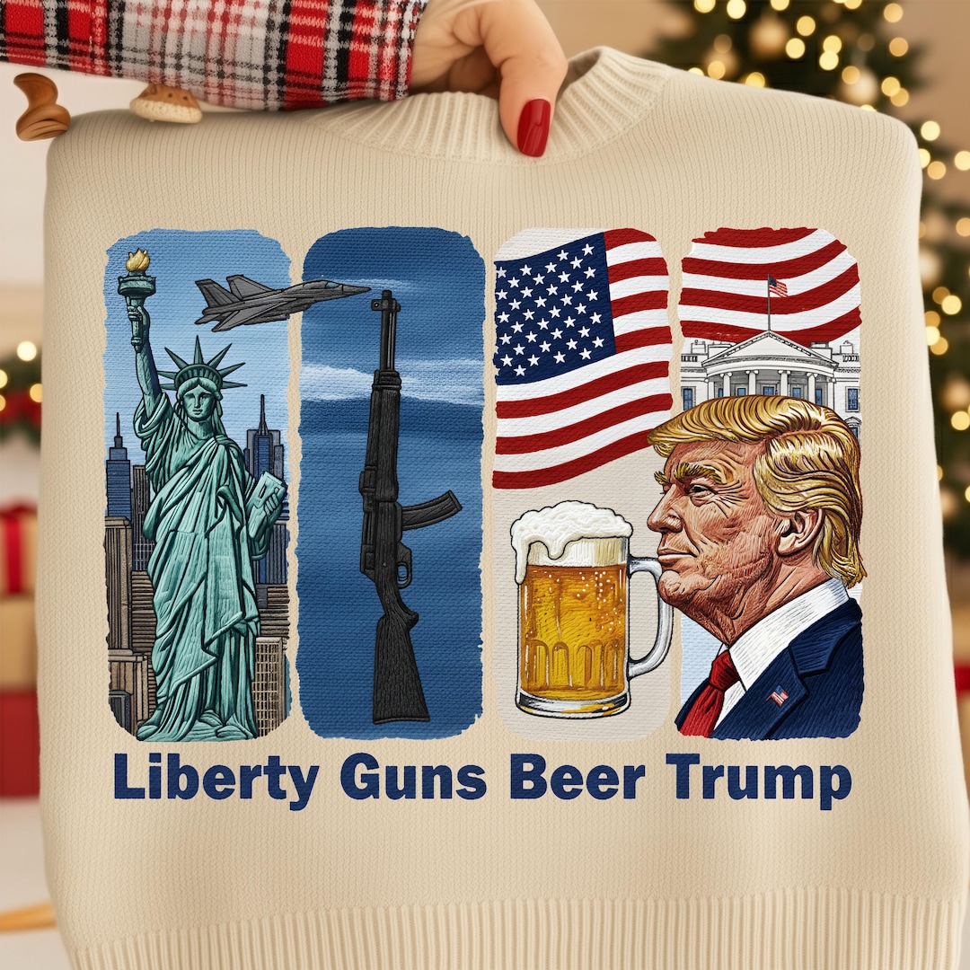 LGBT Liberty Gun Beer Trump PNG, Patriotic Trump Clip Art, Pro-trump ...