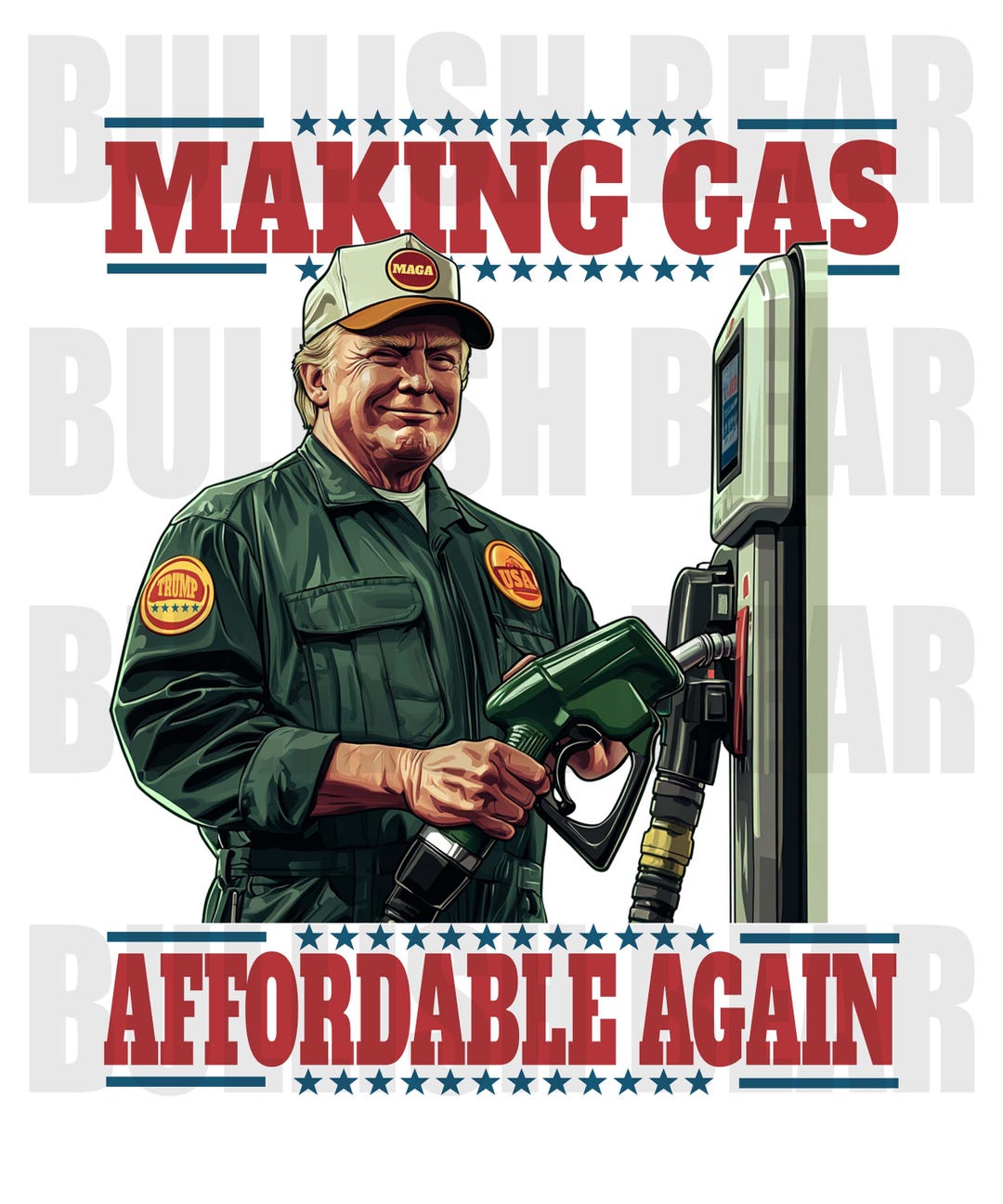 Donald Trump Making Gas Affordable Again, President Donald Trump PNG ...