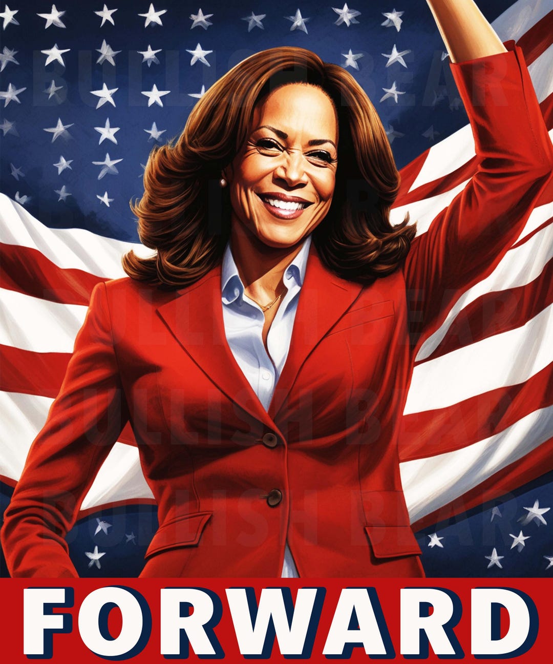 Forward Kamala Harris Digital Download, PNG Transparent Background ...