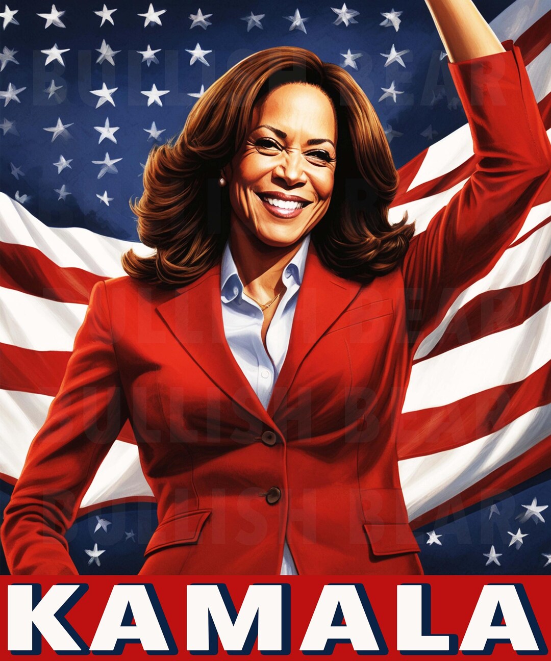 Kamala Harris President 2024 Digital Download, PNG Transparent ...