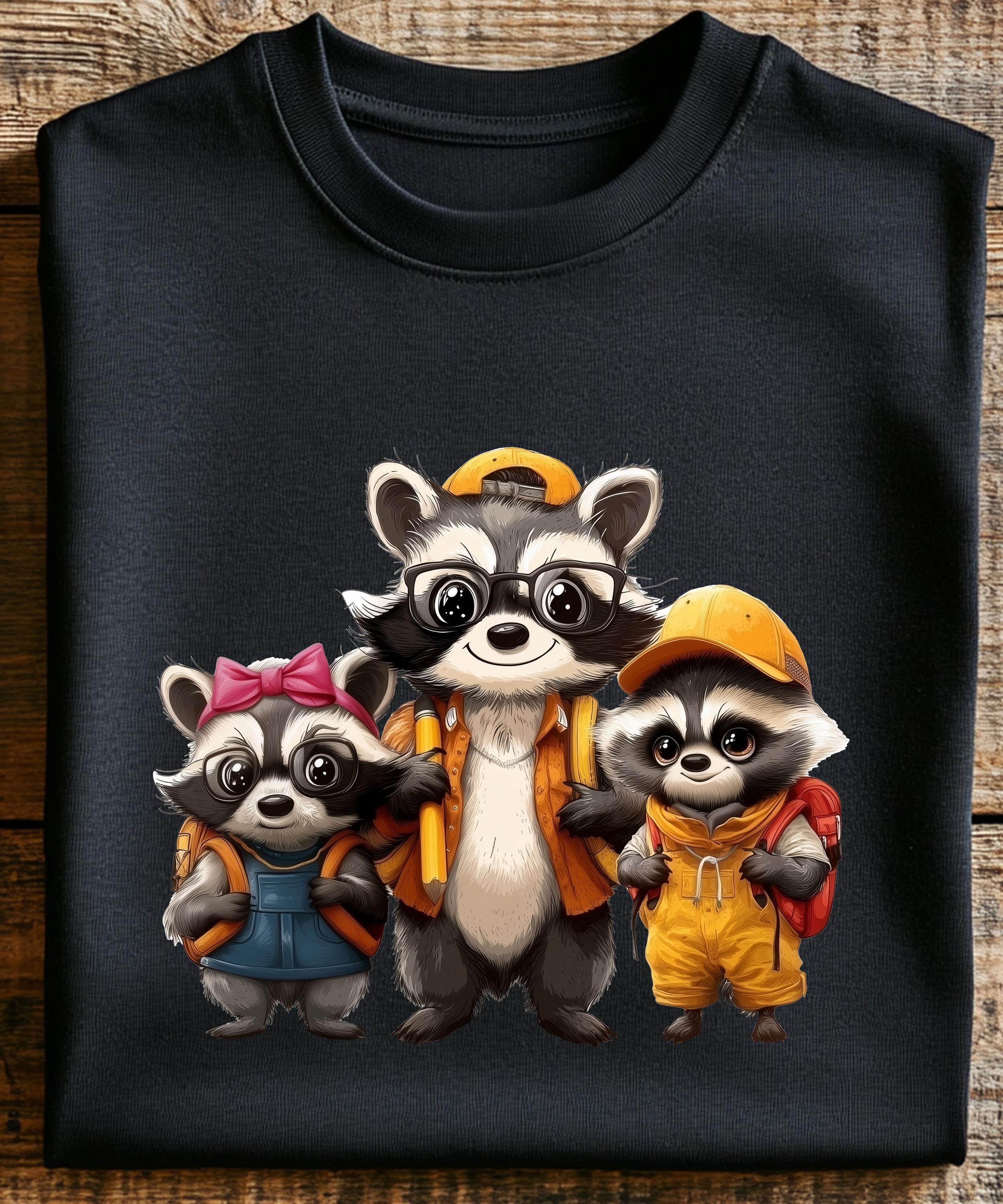 Cute Back to School Raccoon PNG, Raccoon Back to School Clipart ...