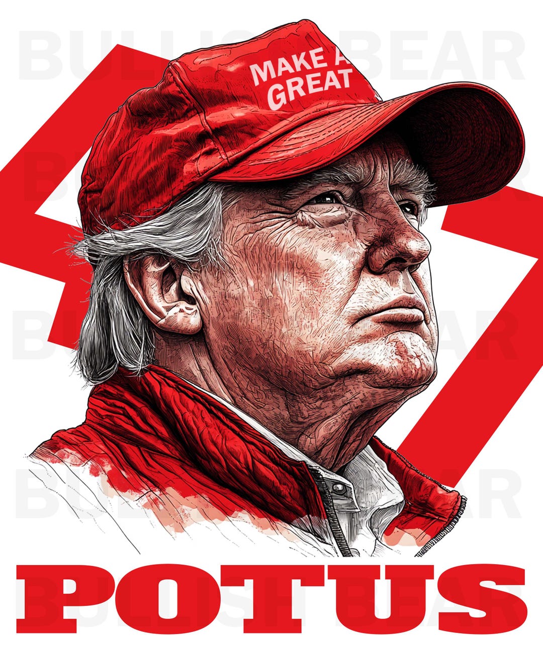 Donald Trump POTUS 47 PNG, President Trump PNG Clip Art, Trump Digital ...