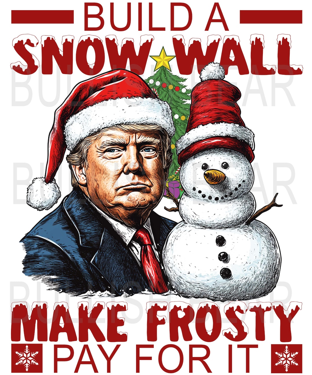 Funny Trump Christmas PNG, Christmas 2024 Trump Design PNG, Humorous ...