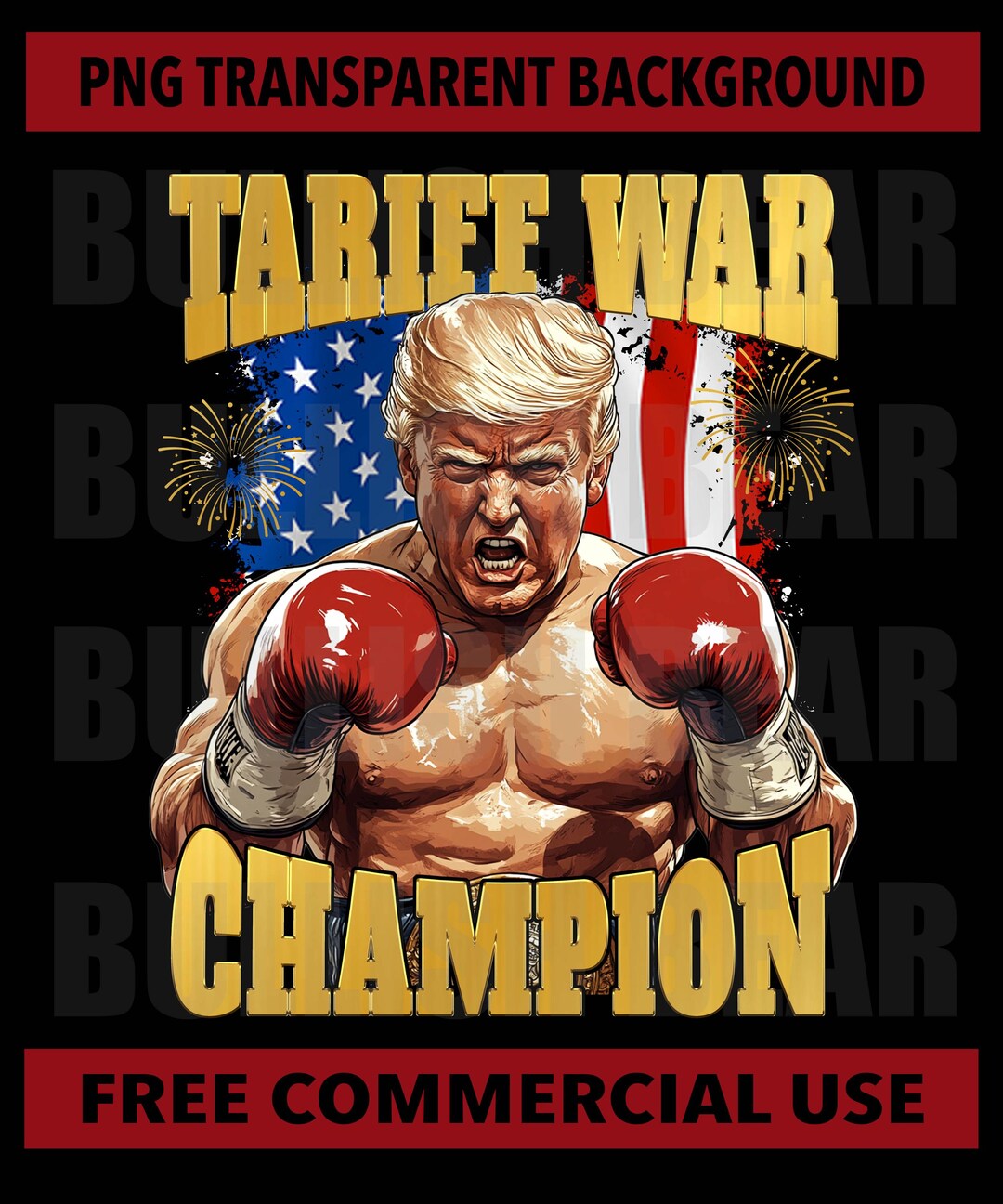 Trump the Tariff War Champion PNG, Tariff War PNG, America Vs China ...