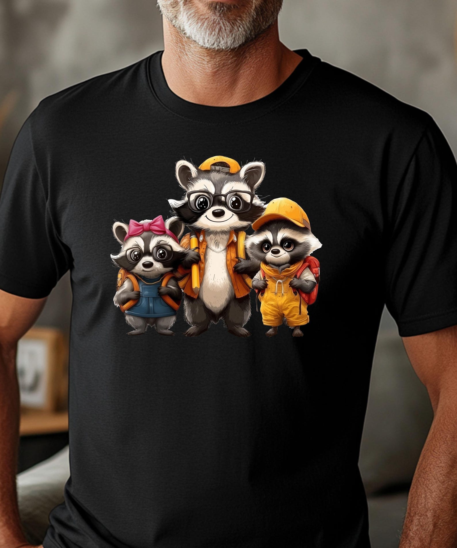 Cute Back to School Raccoon PNG, Raccoon Back to School Clipart ...