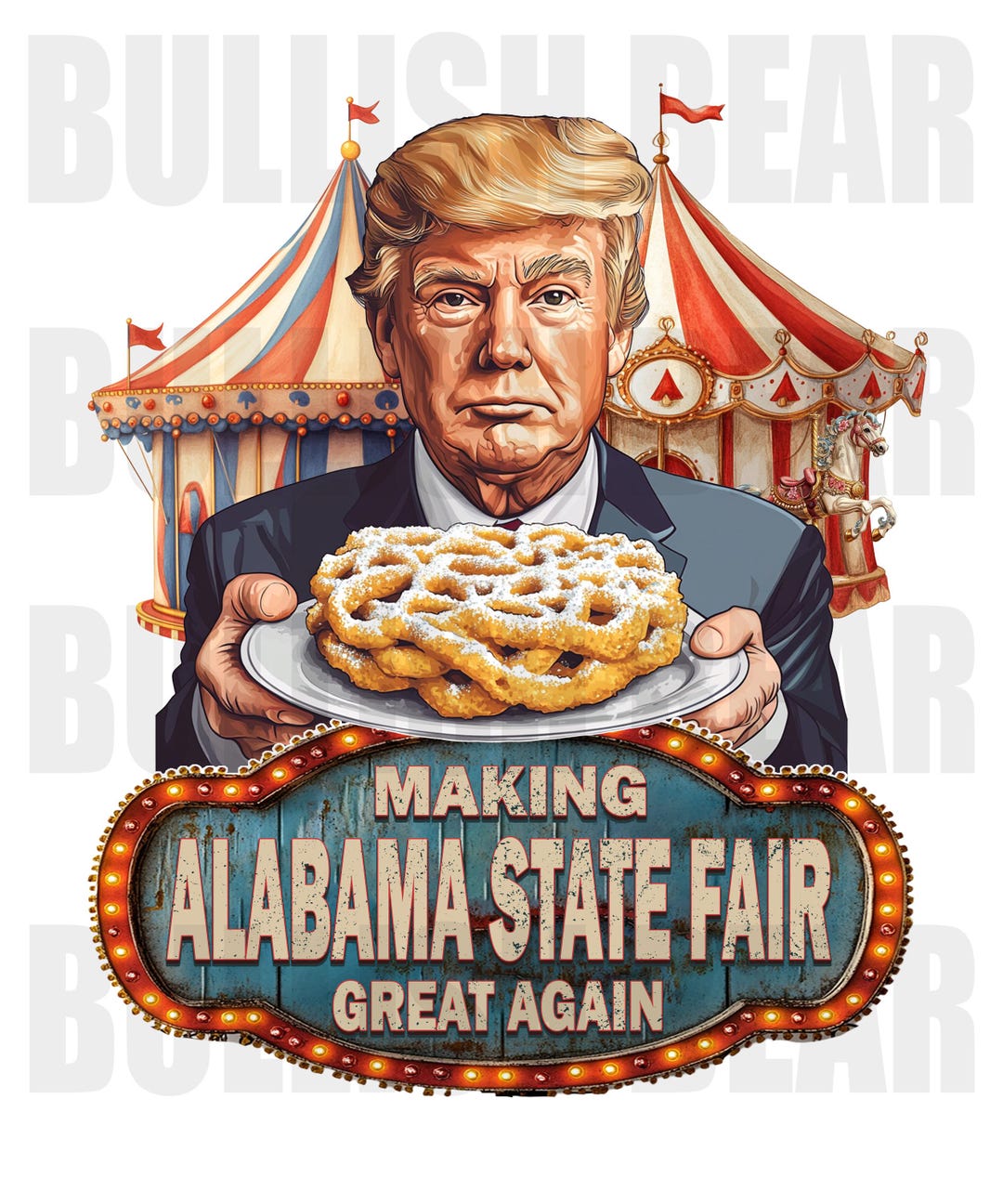 President Trump Alabama State Fair PNG, Making Alabama State Fair Great ...