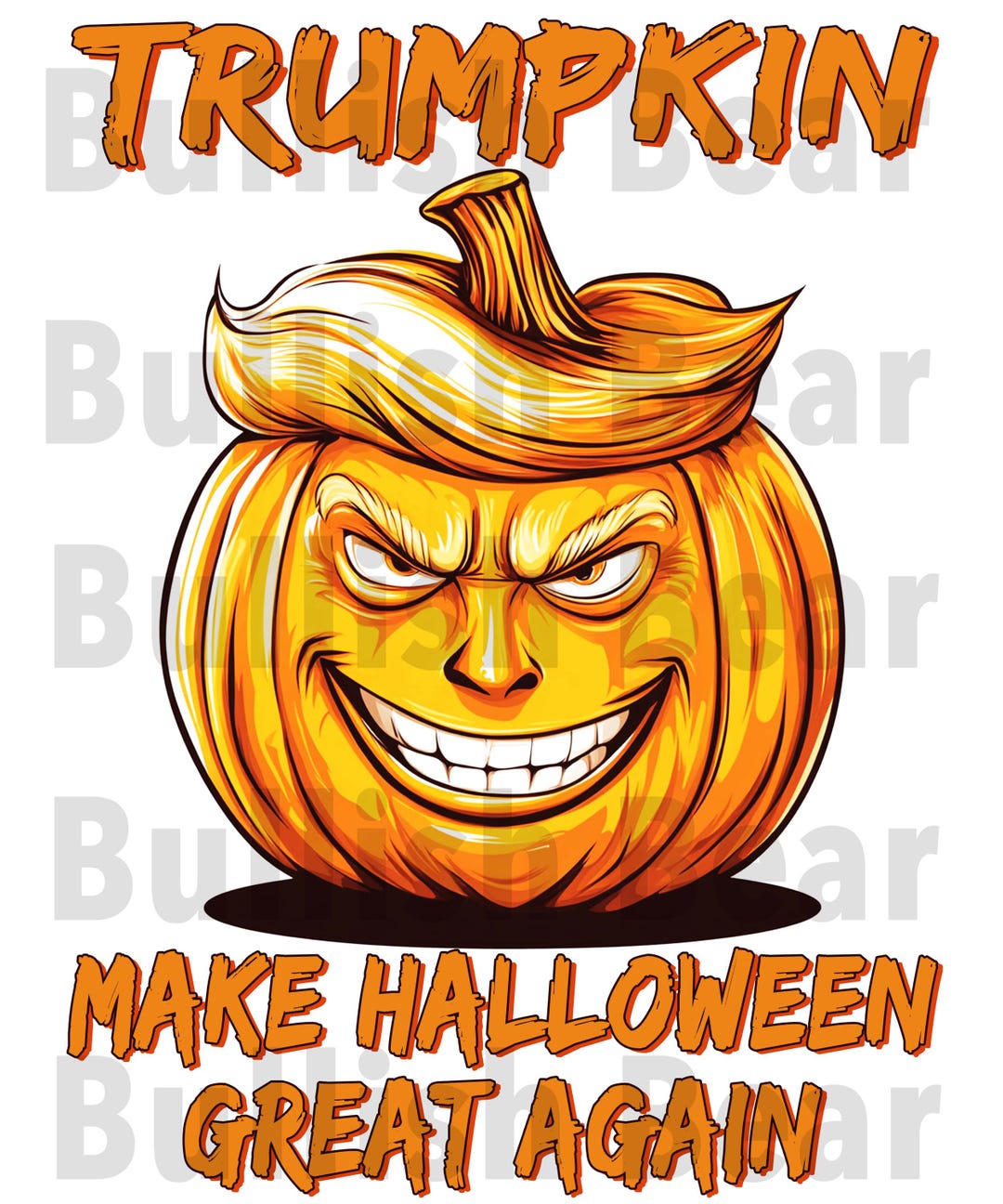 Funny Halloween Trumpkin PNG, Funny Halloween Trumpkin Digital Download ...