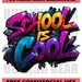 School is Cool PNG, Colorful Back to School Clip Art, Inspiring Quotes ...