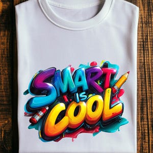 Smart is Cool PNG, Colorful Back to School Clip Art, Inspiring Quotes ...