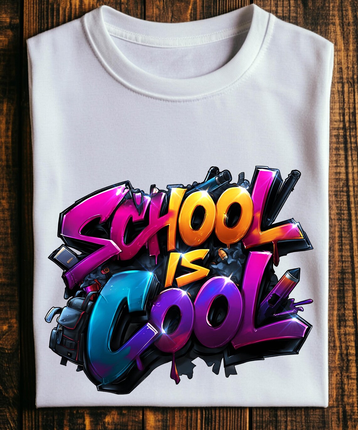 School is Cool PNG, Colorful Back to School Clip Art, Inspiring Quotes ...