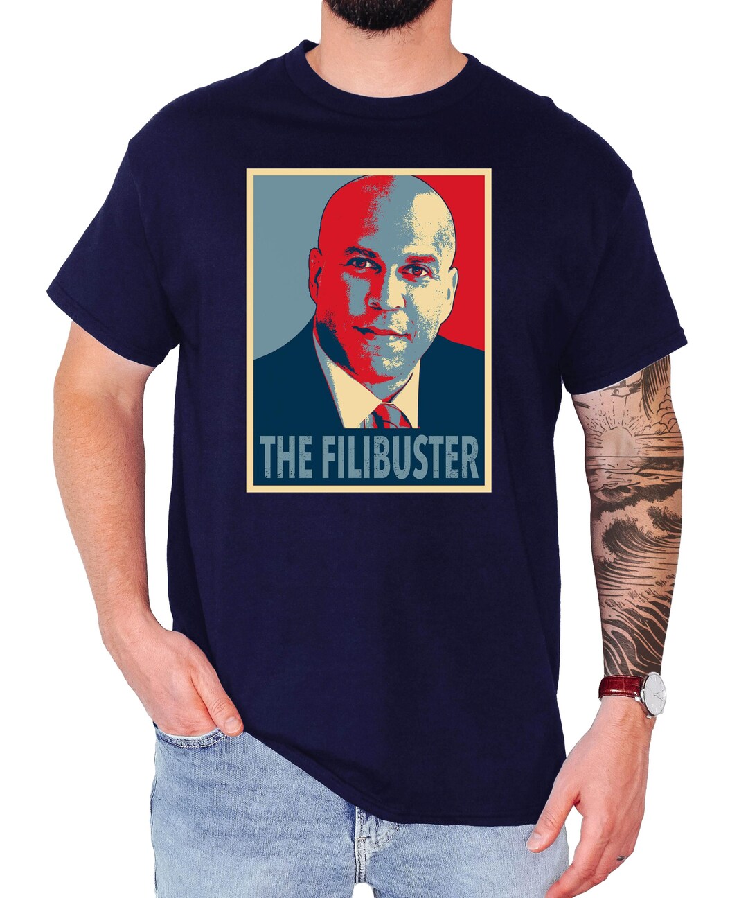 Cory Booker the Filibuster Shirt, Senator Cory Booker Tee, the ...