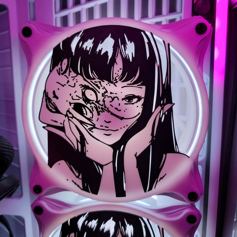 Waifu Pc Fan Covers - Etsy