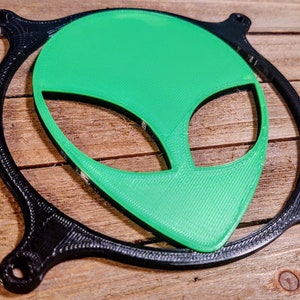 Alien Gaming Computer Fan Shroud / Grill / Cover - Custom 3D Printed ...