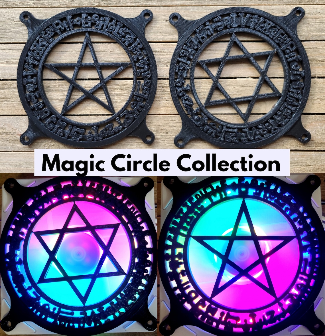 Arcane Magic Circle Collection Artisan Gaming Computer Fan - Etsy