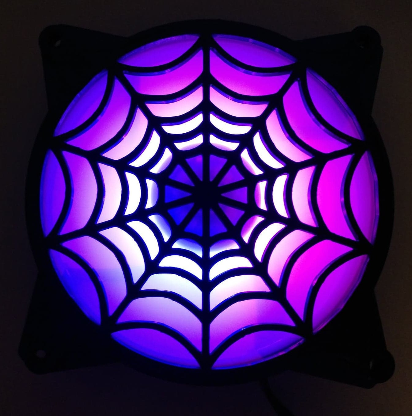 Spiderweb Gaming Computer Fan Shroud / Grill / Cover - Custom 3D ...