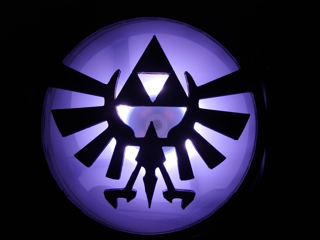 Triforce of Hyrule Emblem Gaming Computer Fan Shroud / Grill / Cover ...