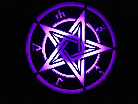 Purple Pentagram Wallpaper