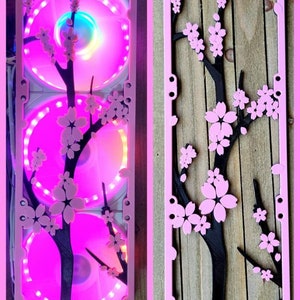 Sakura Cherry Blossom Branch Collection Dual Color Gaming Computer ...