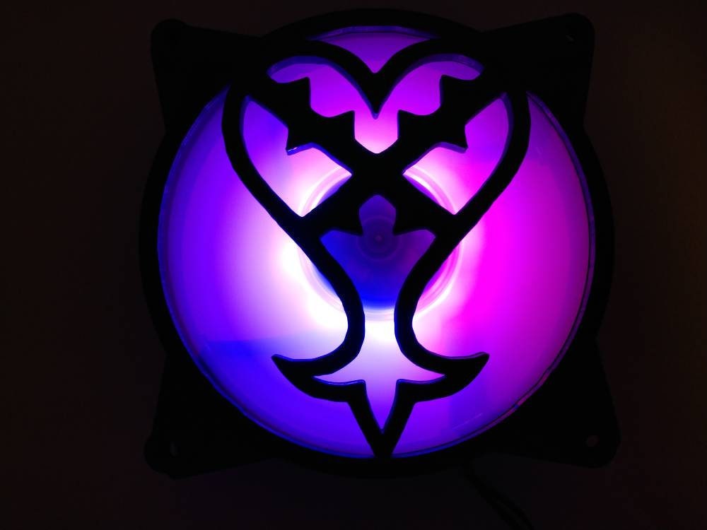 Heartless Emblem Gaming Computer Fan Shroud / Grill / Cover - Kingdom ...