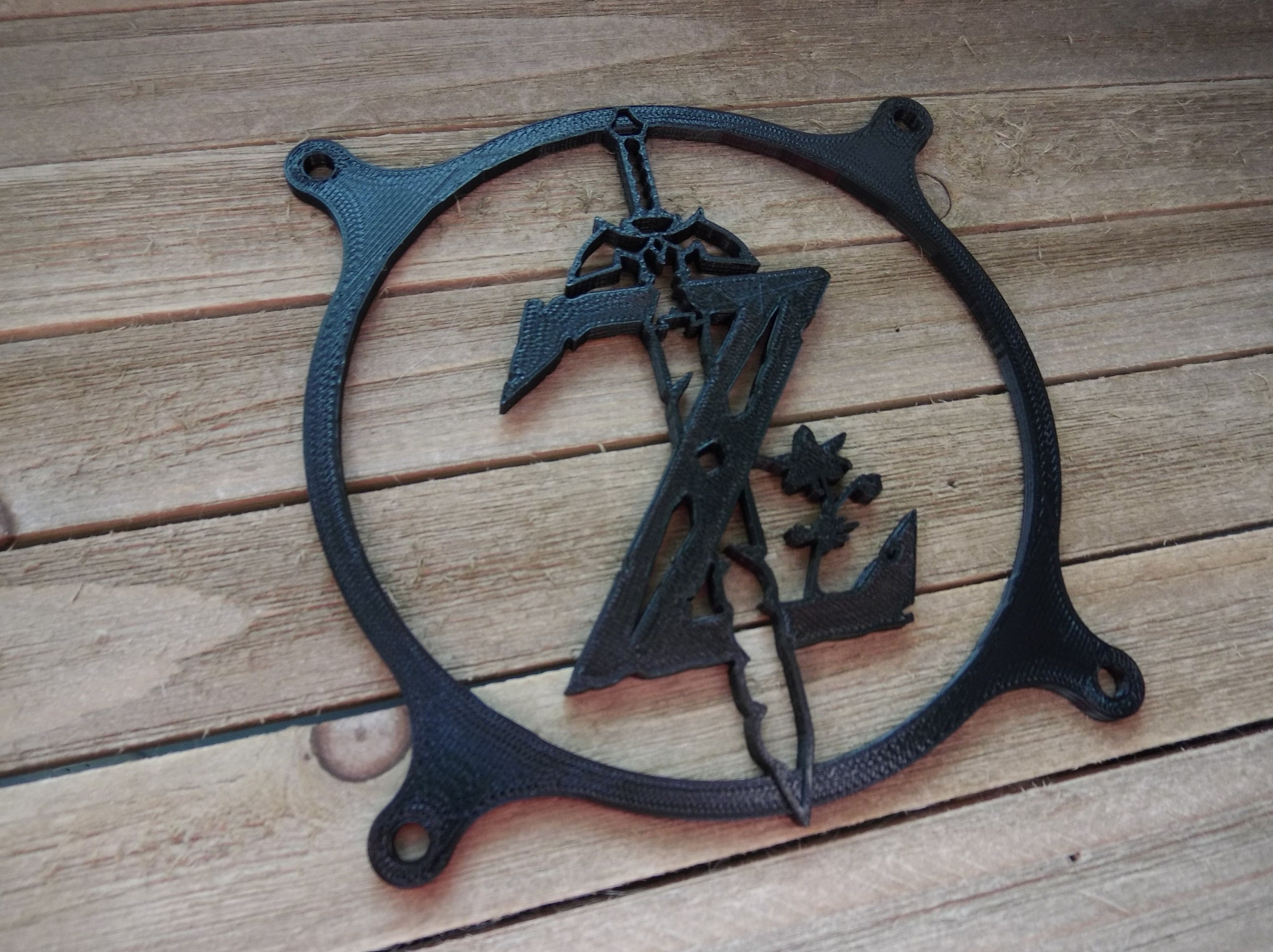 Legend of Zelda Sword Logo Emblem Gaming Computer Fan Shroud / - Etsy