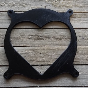 Solid Heart Gaming Computer Fan Shroud / Grill / Cover - Custom 3D ...