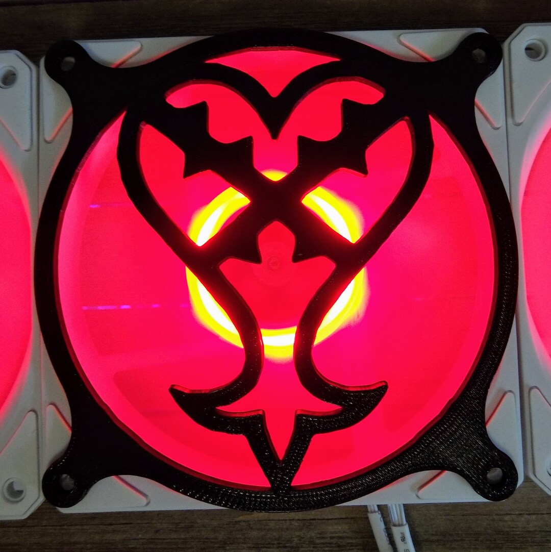 Heartless Emblem Gaming Computer Fan Shroud / Grill / Cover - Kingdom ...