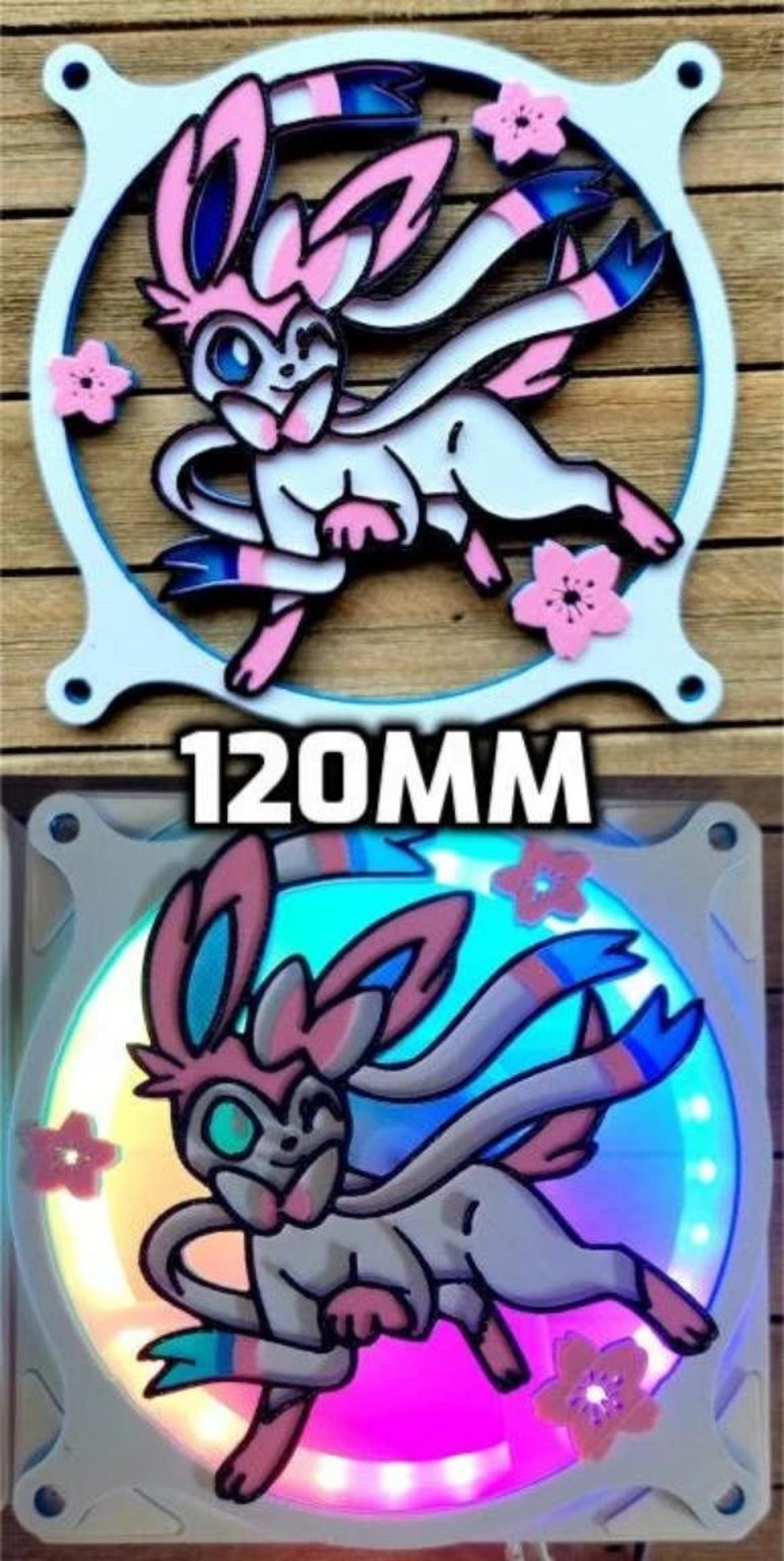 Ribbon Pup FIVE COLOR Collection Gaming Computer Fan Shroud / Grill ...