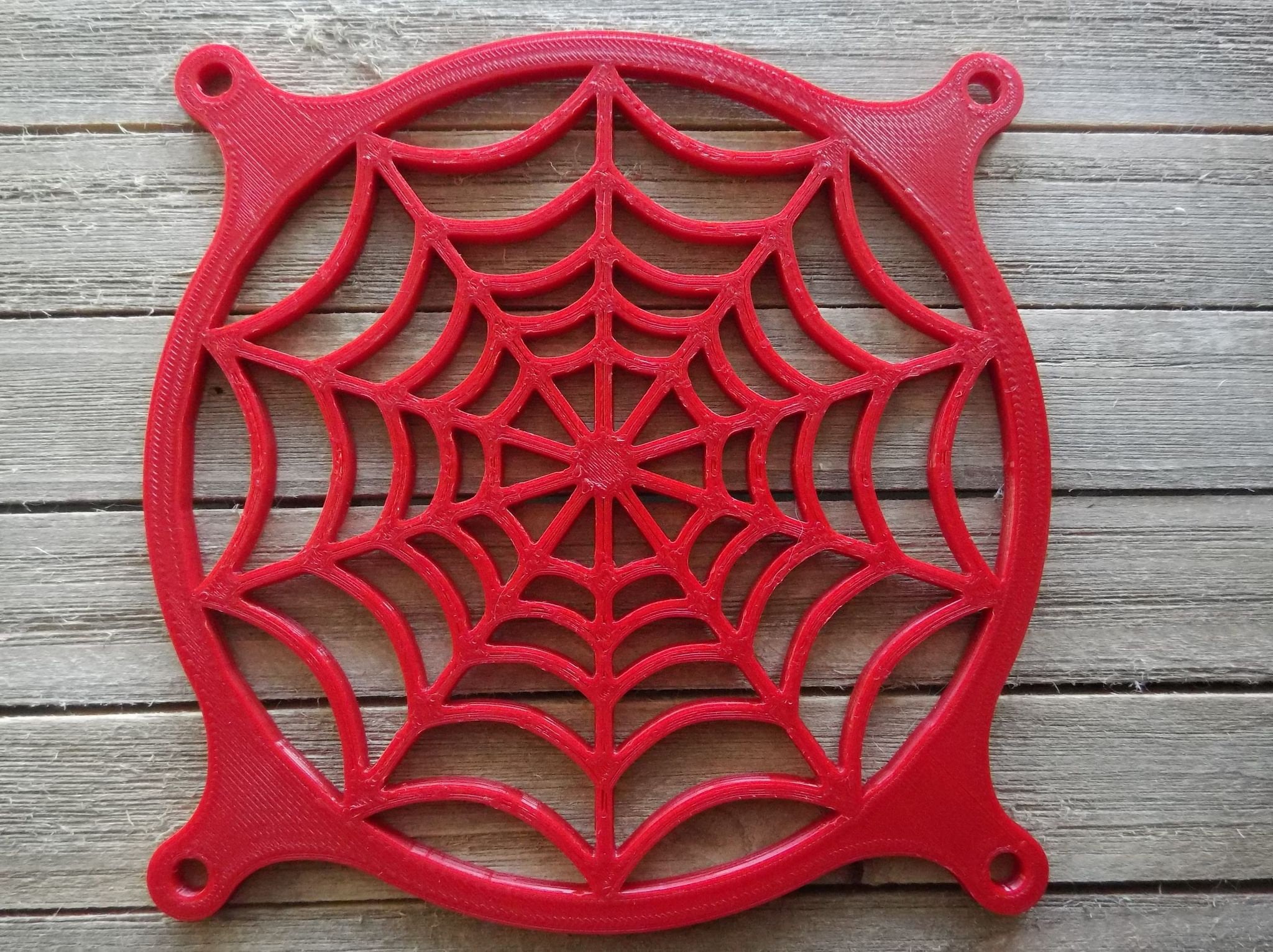 Spiderweb Gaming Computer Fan Shroud / Grill / Cover - Custom 3D ...