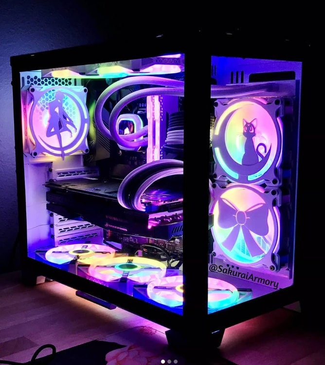 Kawaii Bow Gaming Computer Fan Shroud / Grill / Cover Custom - Etsy