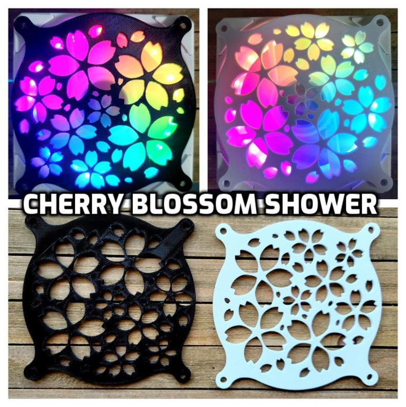 Sakura Cherry Blossom Shower Gaming Computer Artisan Fan - Etsy