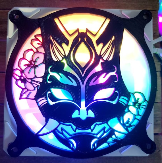 Xiao Mask Genshin Impact Artisan Gaming Computer Fan - Etsy