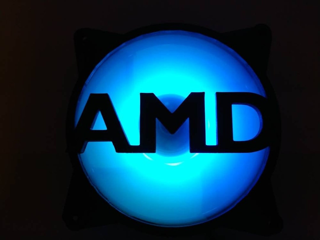 AMD Logo Gaming Computer Fan Shroud / Grill / Cover - Custom 3D Printed ...