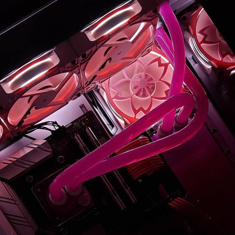 Sakura Cherry Blossom Logo V2 Gaming Computer Fan Shroud / - Etsy UK