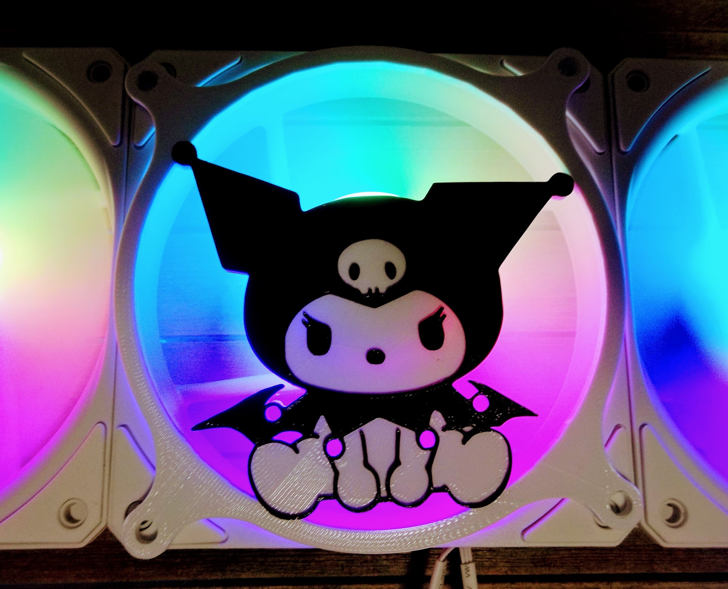 Kuromi Inspired Collection Dual Color Gaming Computer Fan | Etsy