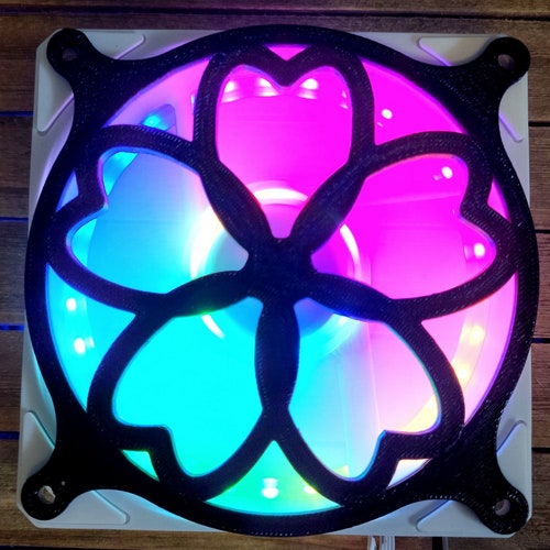 Sakura Cherry Blossom Logo V2 Gaming Computer Fan Shroud / - Etsy