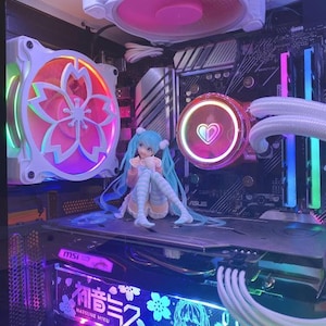 Sakura Cherry Blossom Logo V2 Gaming Computer Fan Shroud / Grill ...