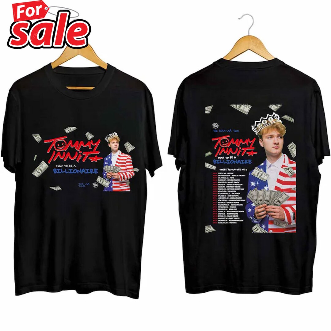Tommyinnit 2024 USA Tour Shirt, Tommyinnit Fan Shirt, Tommyinnit 2024 ...