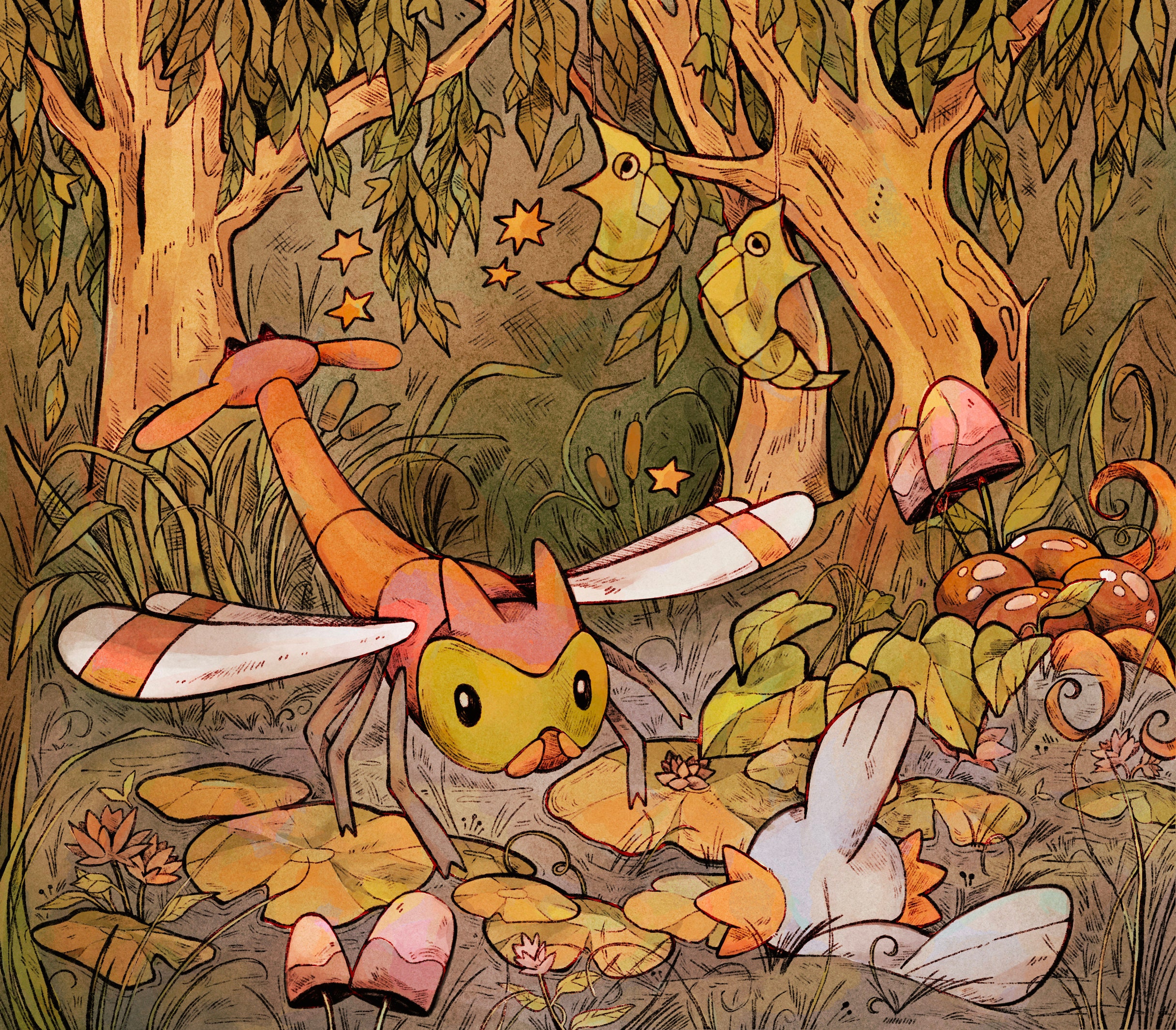 Pokémon Swamp Print - Etsy