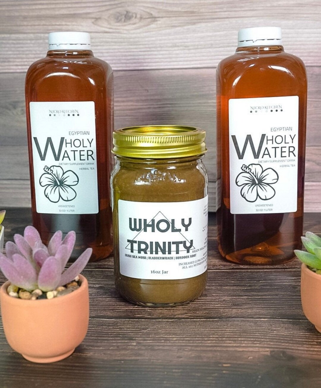 Wholy Sea Moss Bundle| Wildcrafted Sea Moss Bladderwrack Burdock Root ...