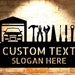CUSTOM GARAGE TOOLS Sign Monogram Steel Sign Personalize - Etsy