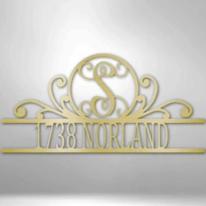 Family Scroll Sign Monogram Wall Décor Personalized Wedding Gift Scroll ...