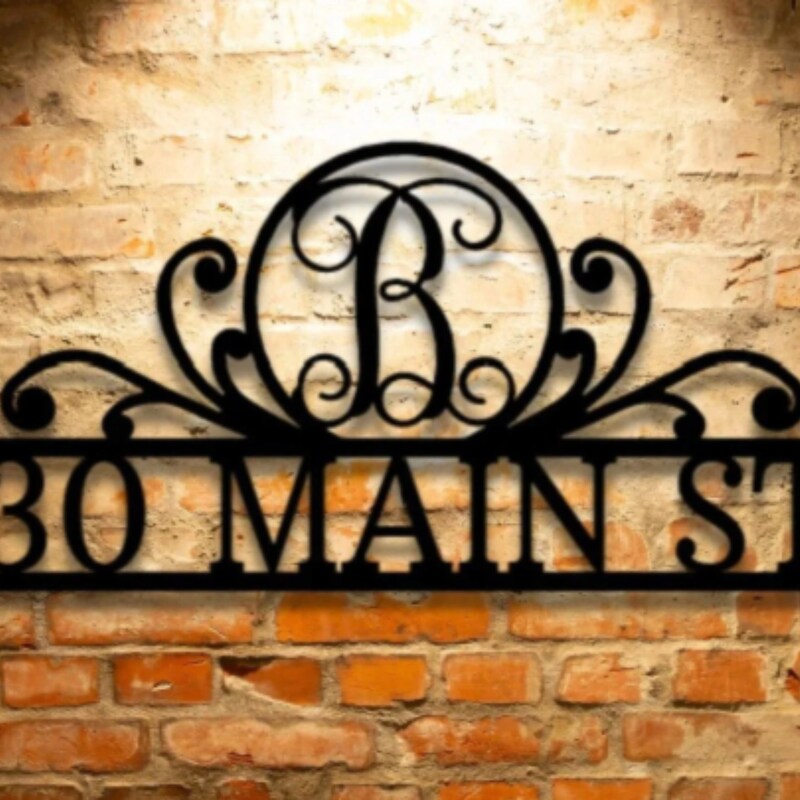 Scroll Monogram - Etsy