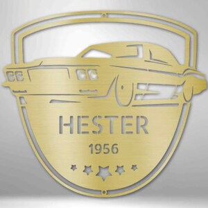 Custom Car Garage Sign Personalized Steel Wall Art Décor Gift for ...