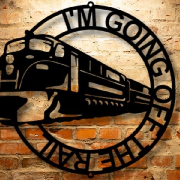 Custom Train Sign - Etsy