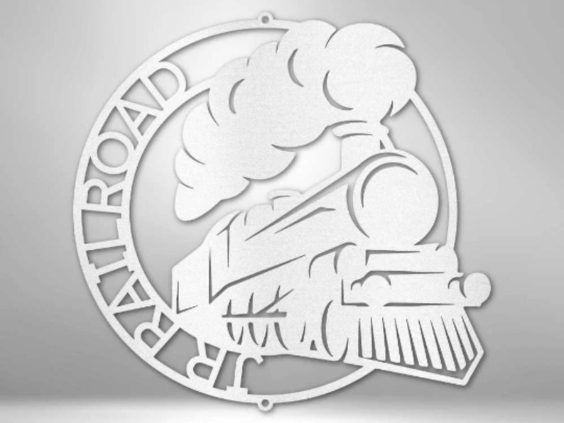 CLASSIC TRAIN SIGN Monogram Wall Art Customized Classic Train - Etsy