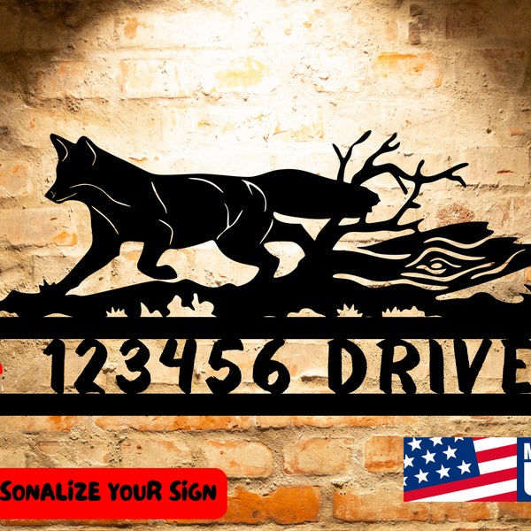 Steel Address Sign - Etsy