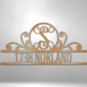 Family Scroll Sign Monogram Wall Décor Personalized Wedding Gift Scroll ...