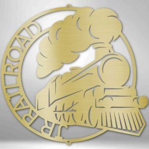 CLASSIC TRAIN SIGN Monogram Wall Art Customized Classic Train Monogram ...