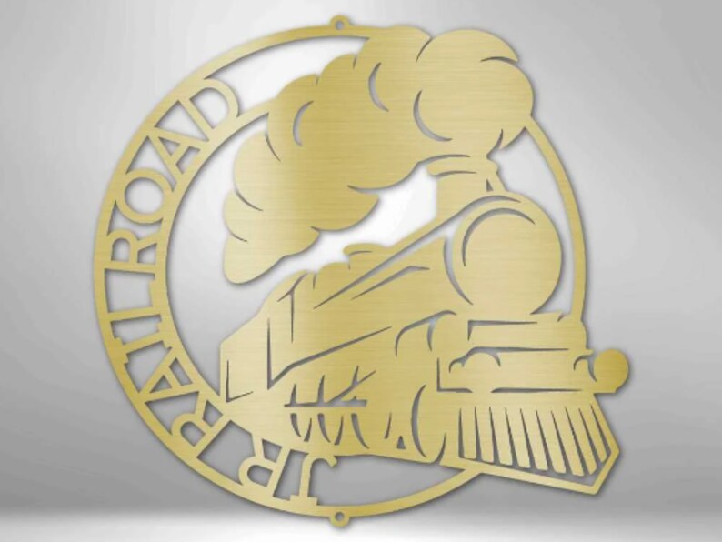 CLASSIC TRAIN SIGN Monogram Wall Art Customized Classic Train - Etsy