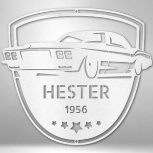 Custom Car Garage Sign Personalized Steel Wall Art Décor Gift for ...